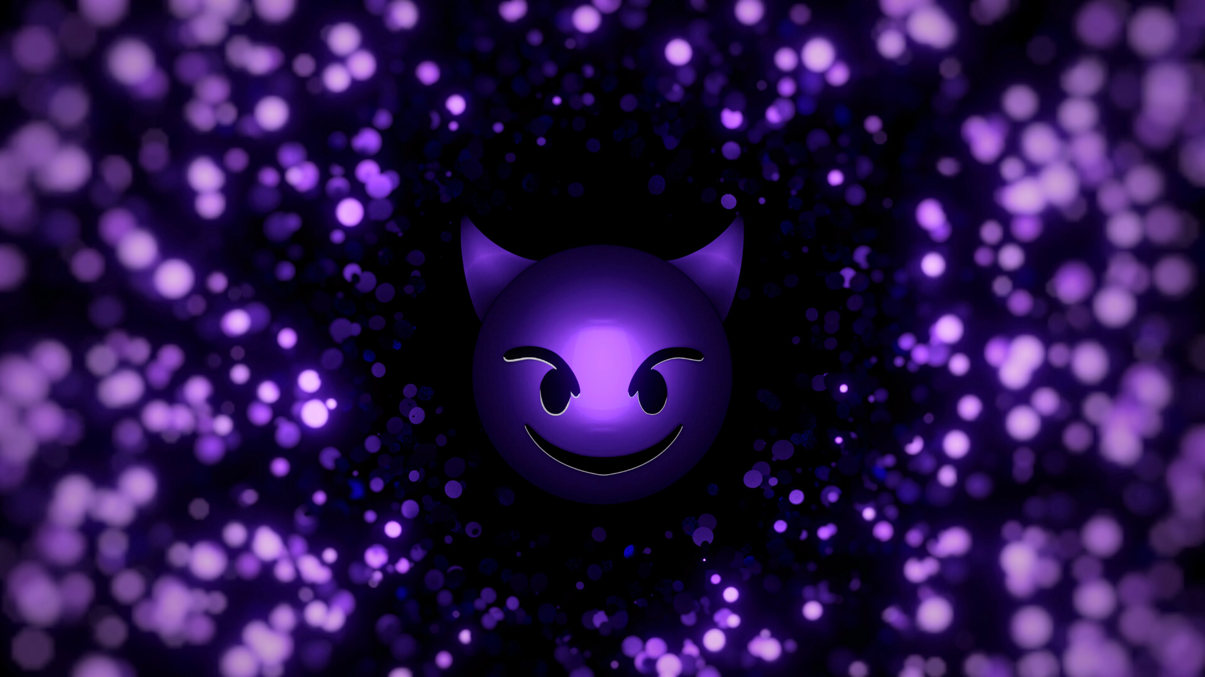 Smile smiley devil 4k wallpaper | 4kw
