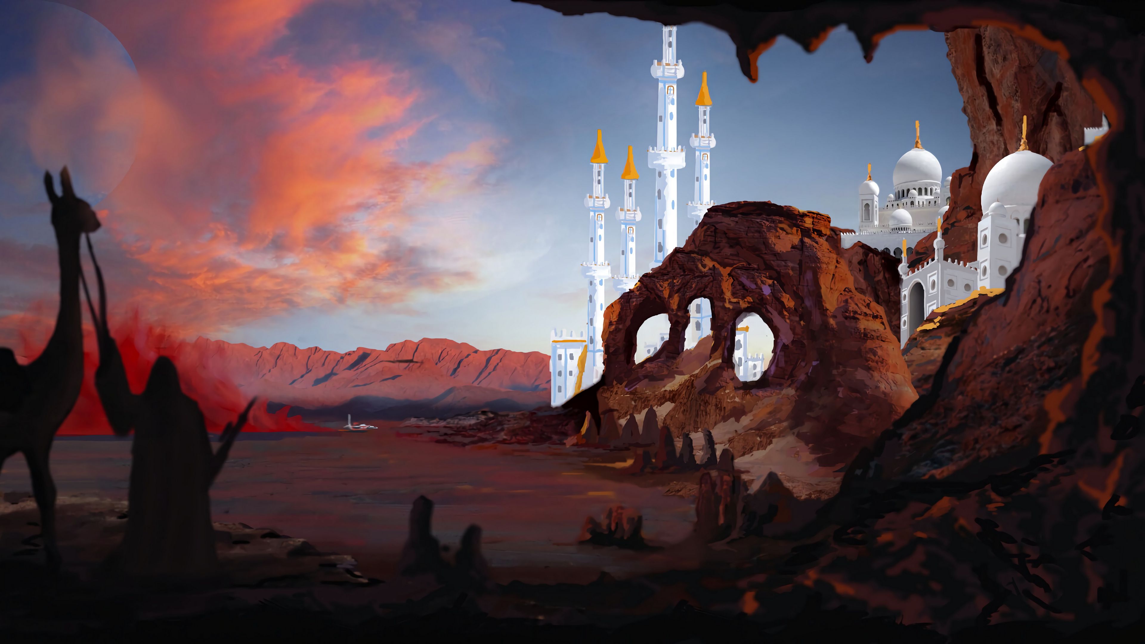 Temple architecture building 4k wallpaper | 4kw