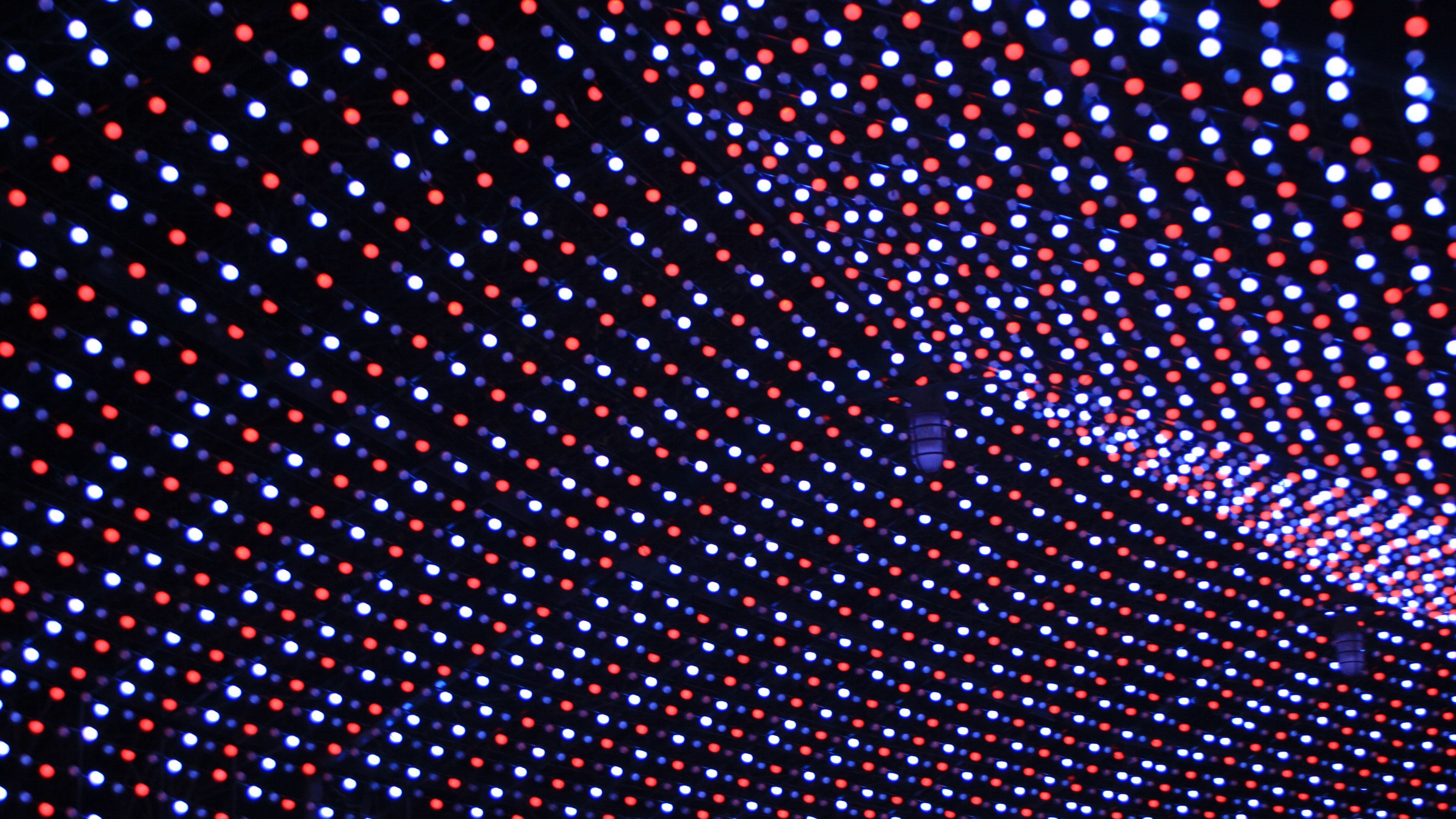 Light bulbs colorful texture 4k wallpaper | 4kw