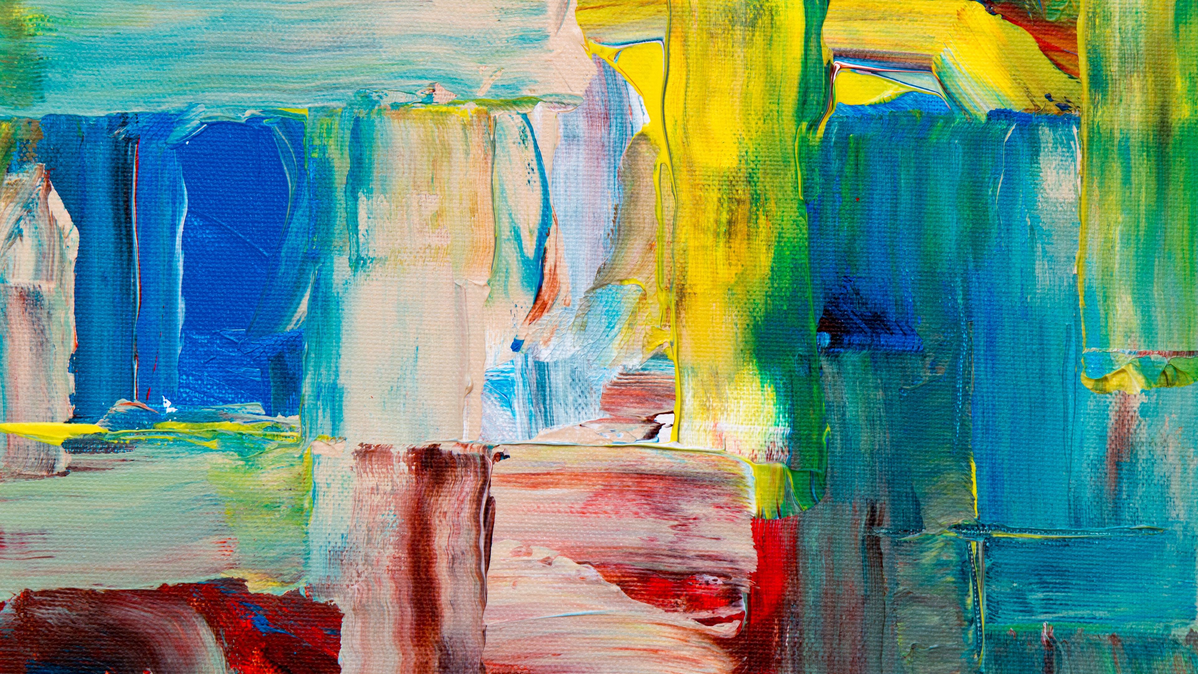 Paint texture canvas 4k wallpaper | 4kw