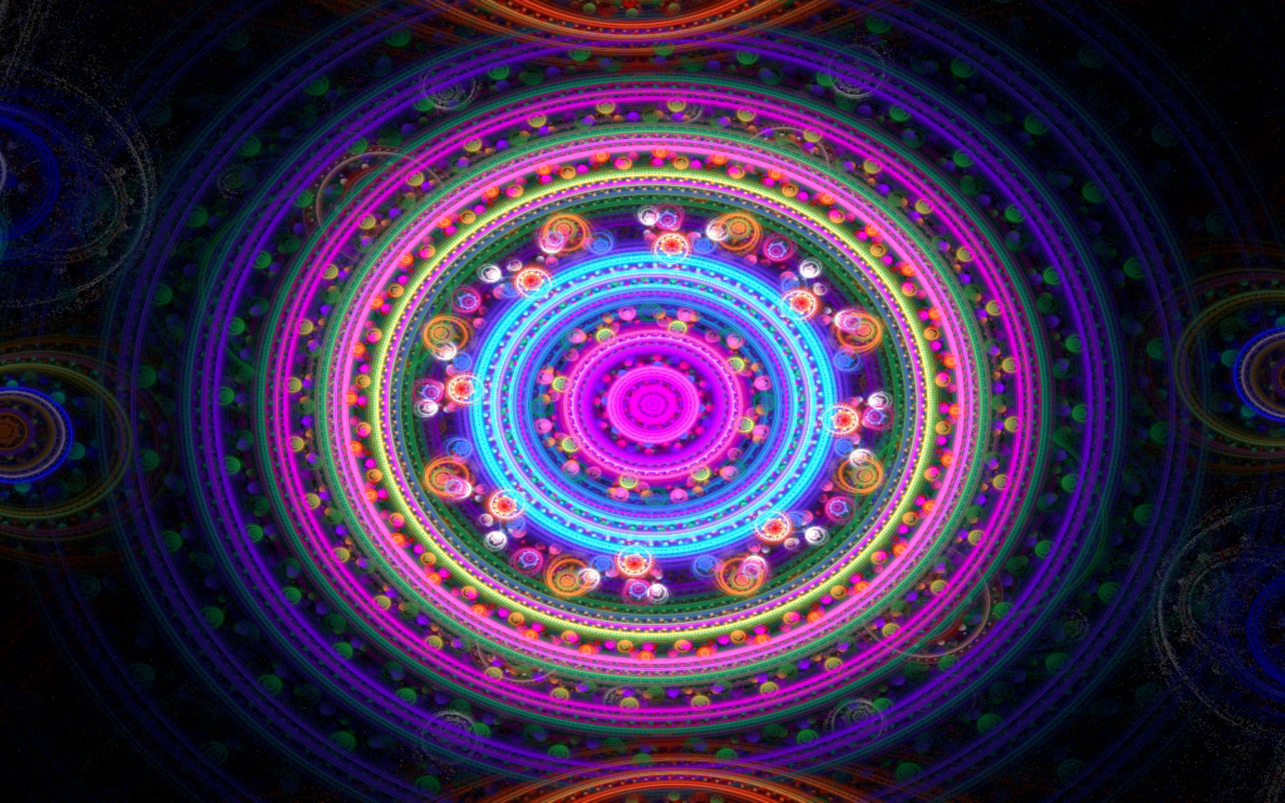 Abstract Circles Spiral Psychedelic 2k wallpaper | 4kw
