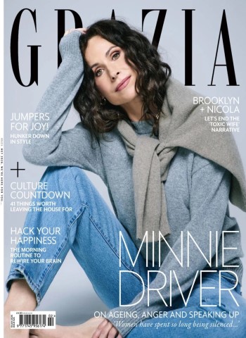 Grazia UK Jan 19, 2026: Minnie Driver & Awards Season Glamour