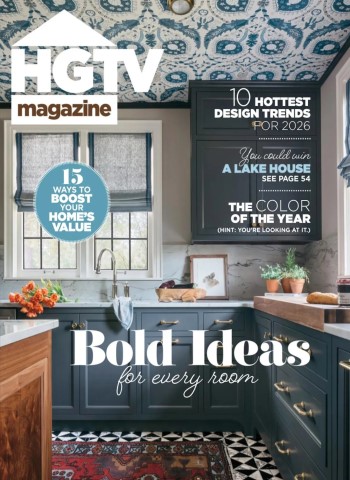 HGTV Magazine - January-February 2026 | Home Design, Decorating ...